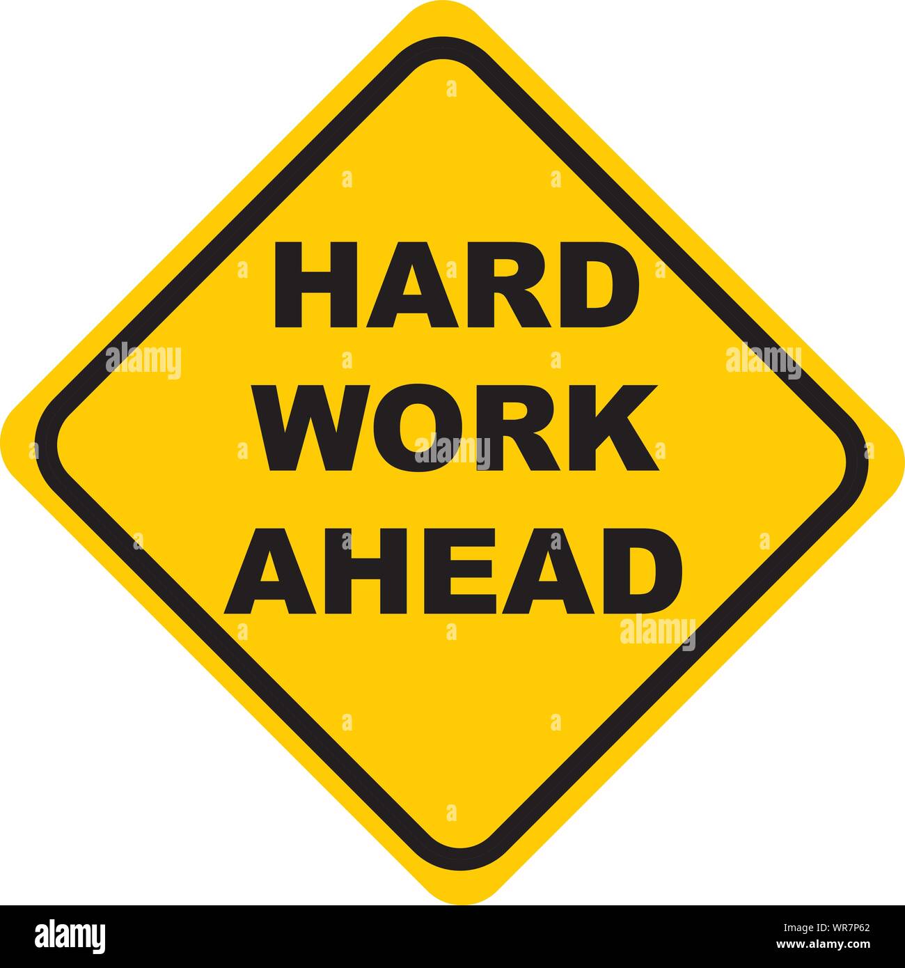 hard work ahead Stock Vector Image & Art - Alamy