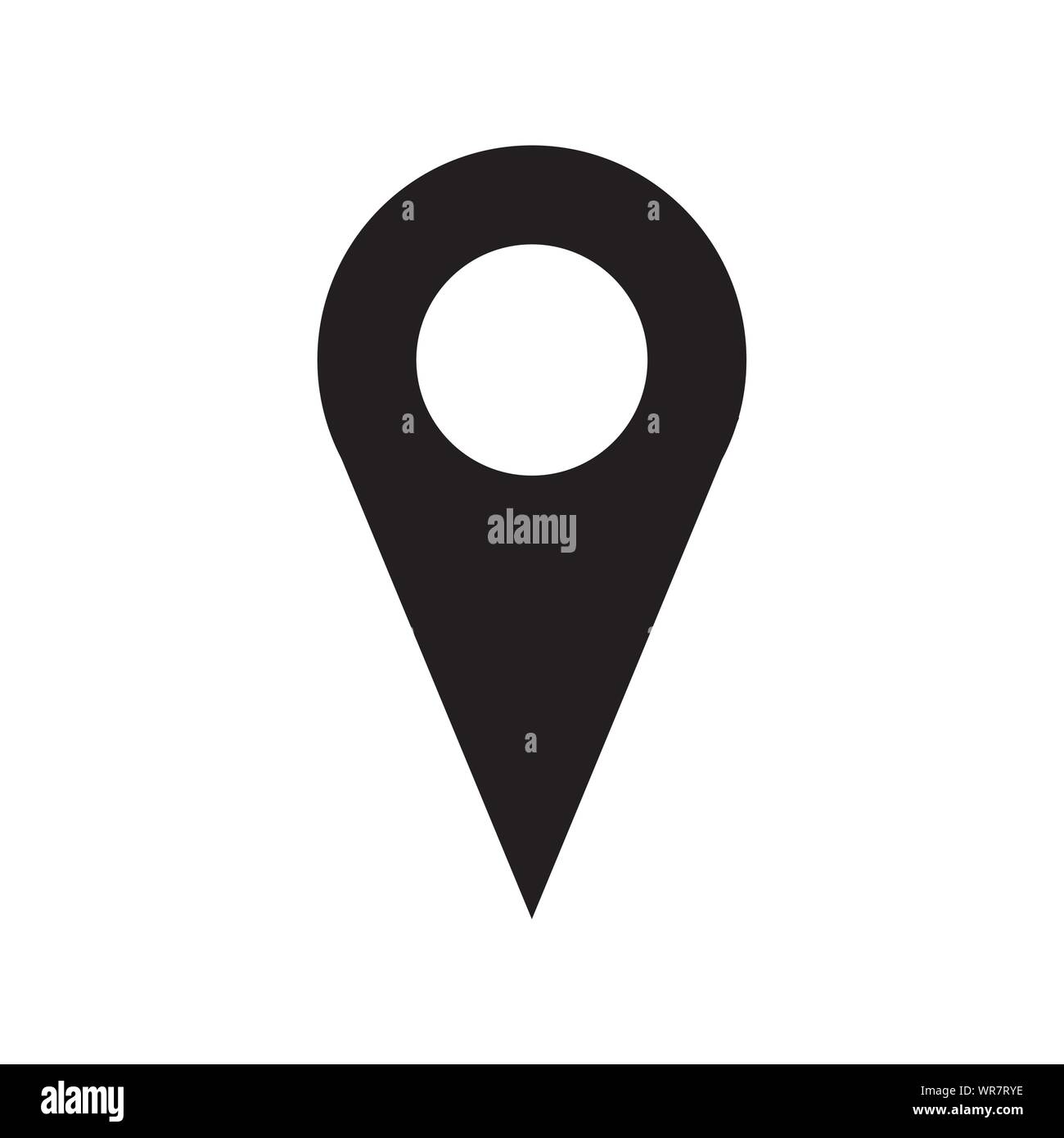 Iphone gps map Stock Vector Images - Alamy