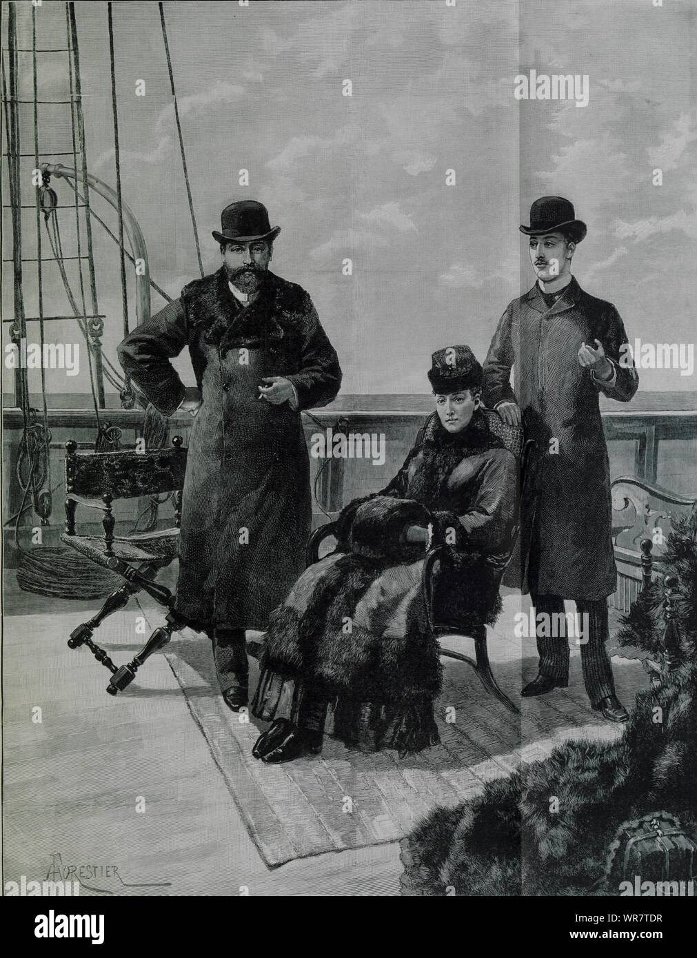 The royal visit to Ireland. Royalty 1885 antique ILN full page print ...