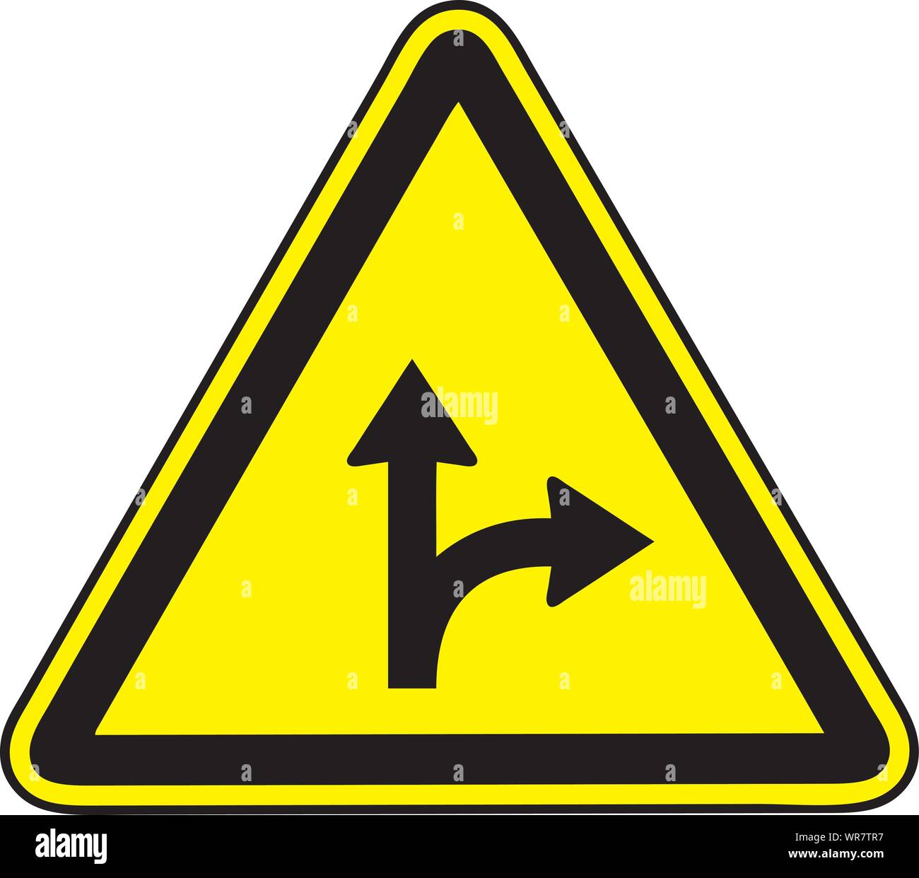 Go Straight Turn Right Stock Vector Image Art Alamy go-straight-turn-right-stock-vector-image-art-alamy