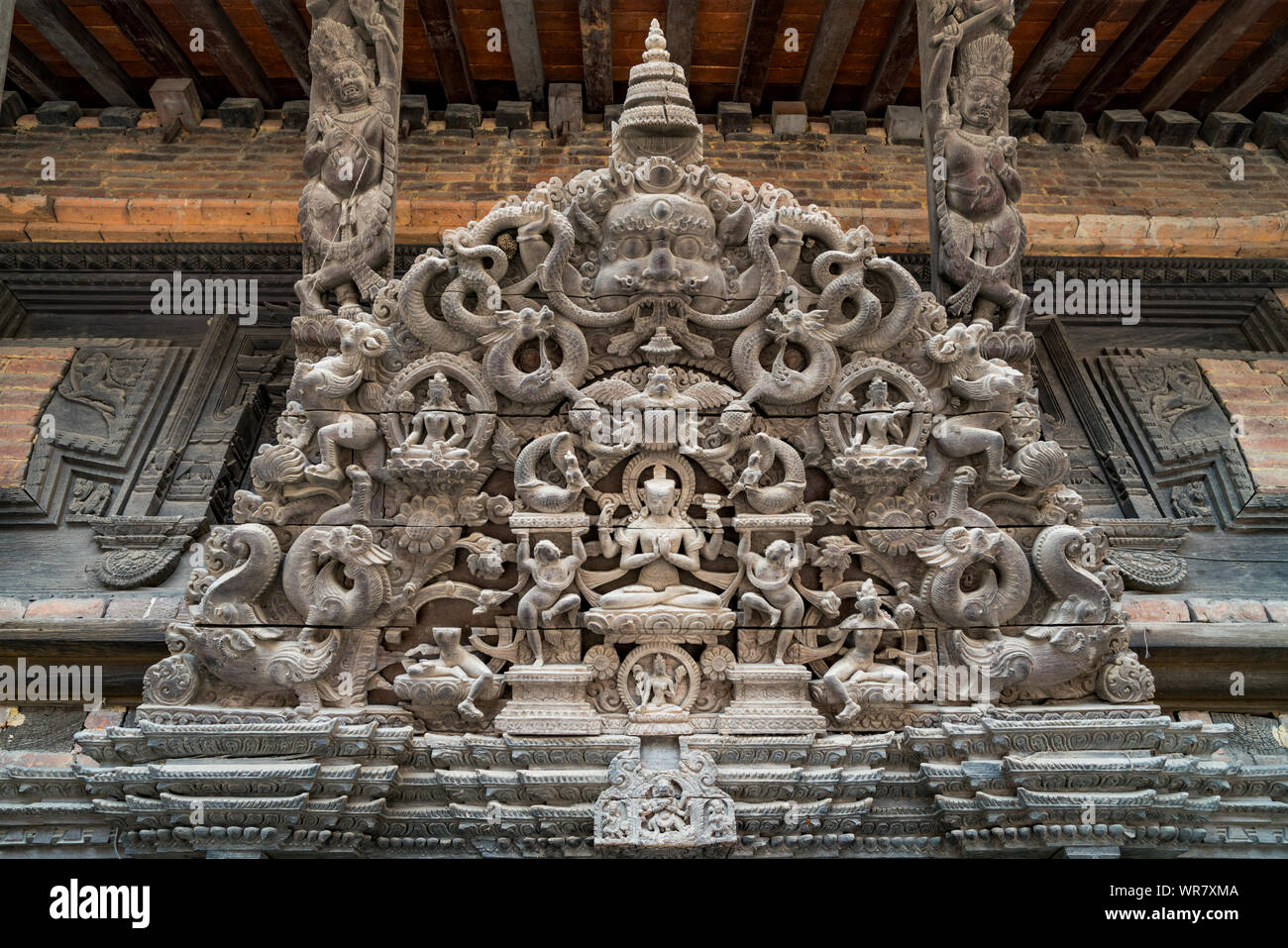 Buddhist temple Chhusya Bahal in Kathmandu, Nepal Stock Photo - Alamy