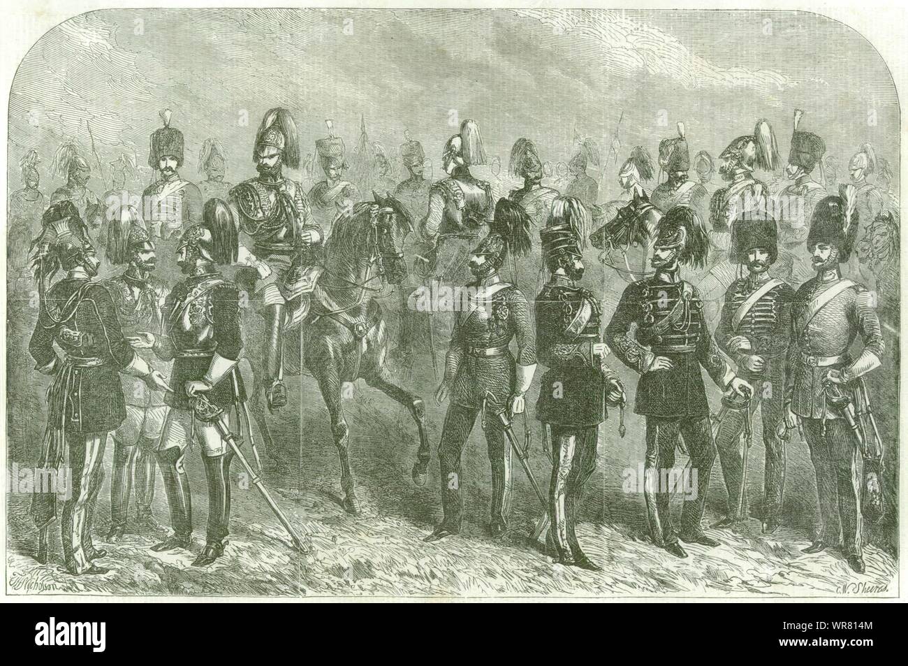 British Army Cavalry uniforms Lancers Horse Life Guards Dragoons ...