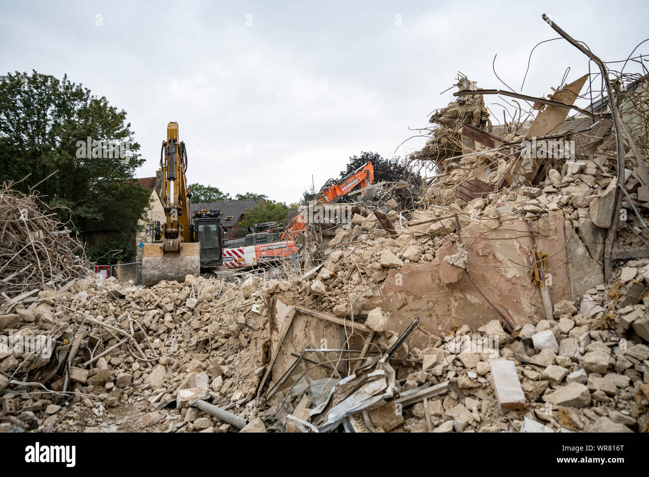 Building Being Demolished High Resolution Stock Photography and Images ...