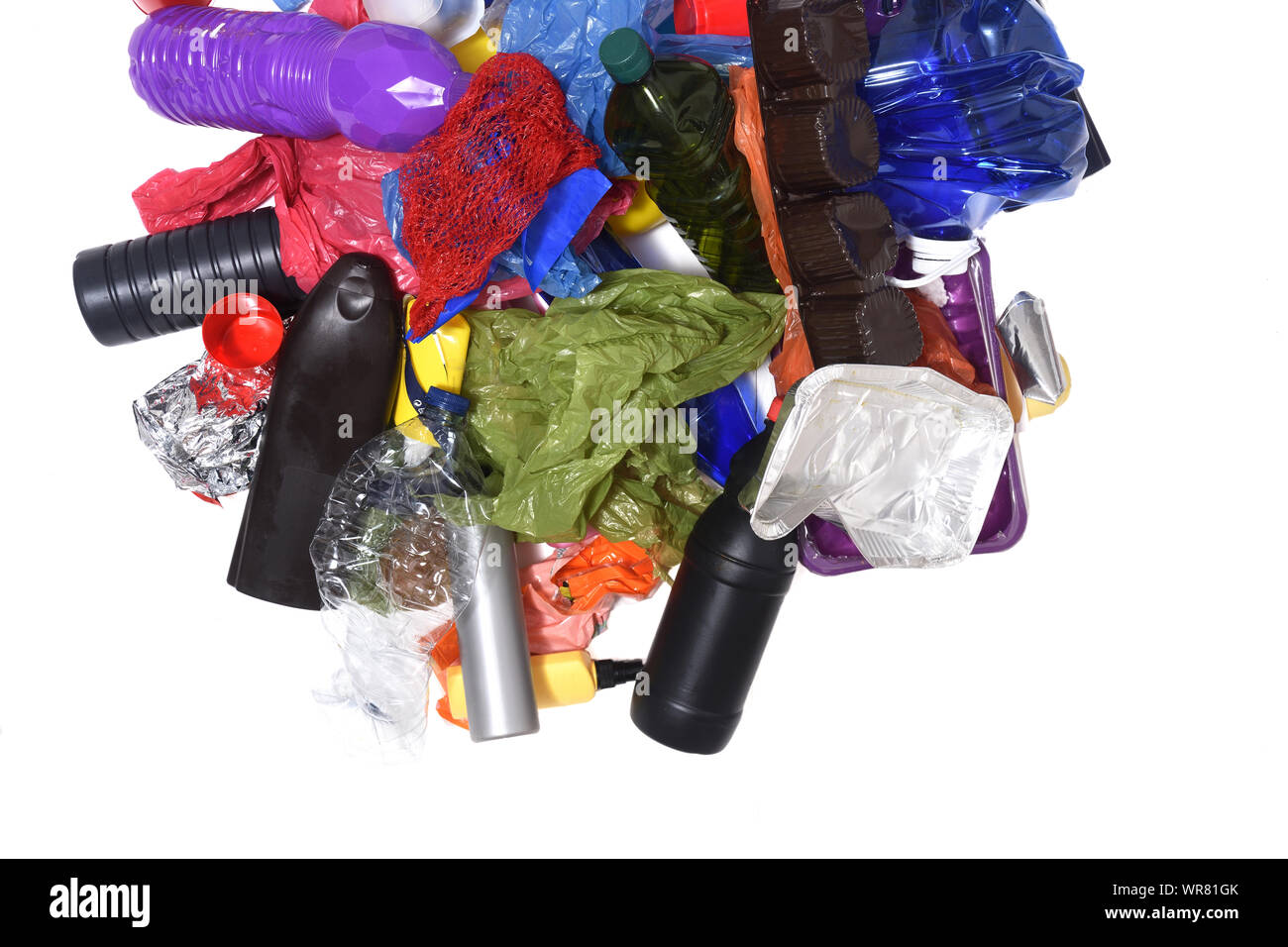 plastics isolated on white background Stock Photo - Alamy