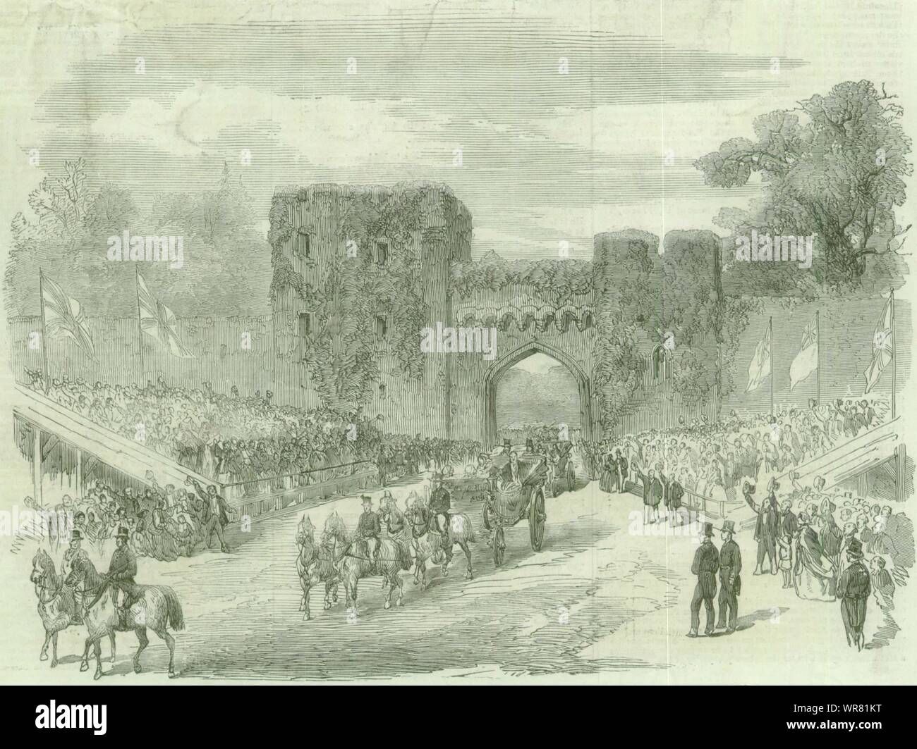 Queen Victoria's Visit to North Wales: Departure from Penrhyn Park 1859 ...