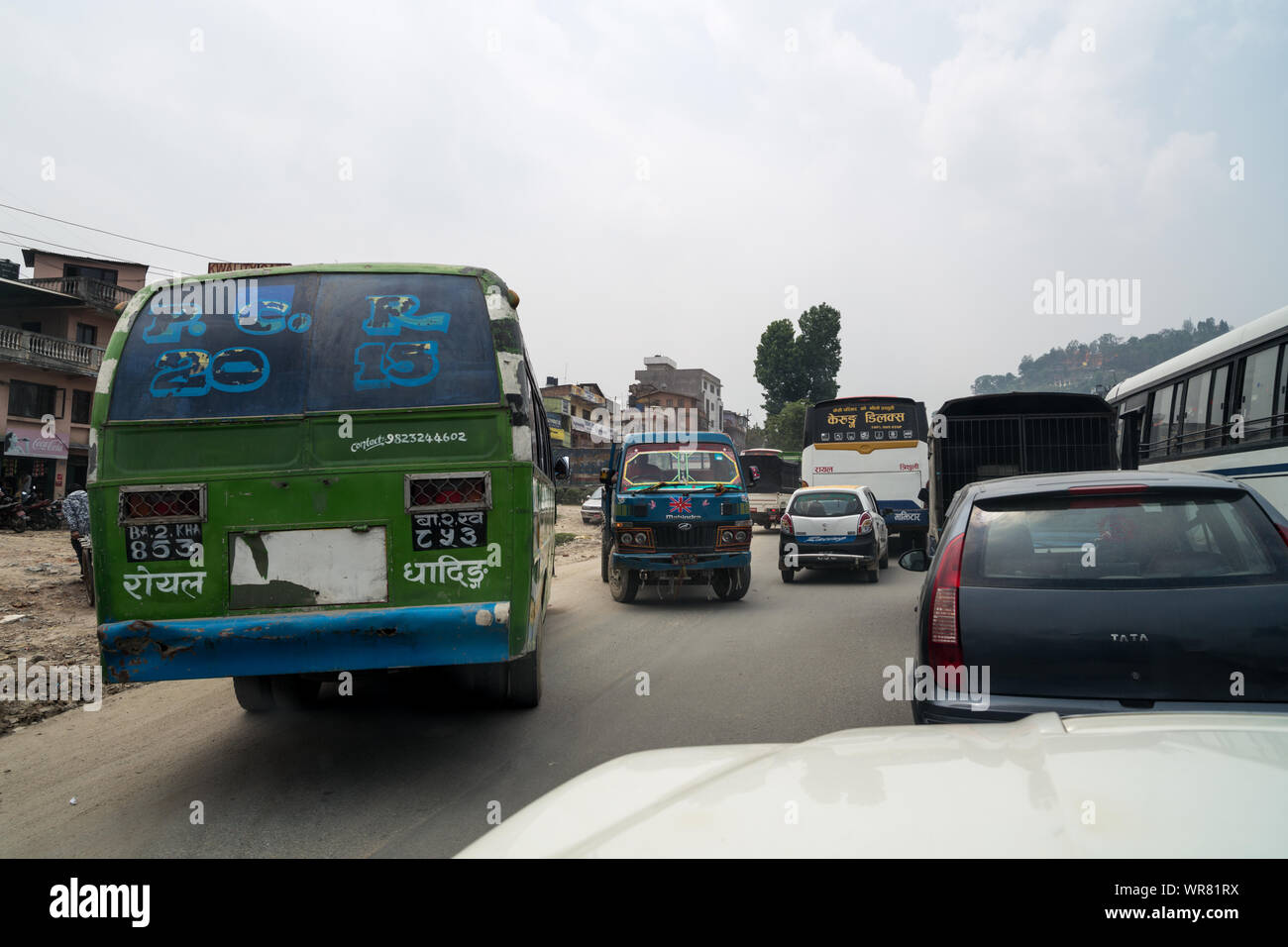Nepali buses hi-res stock photography and images - Alamy