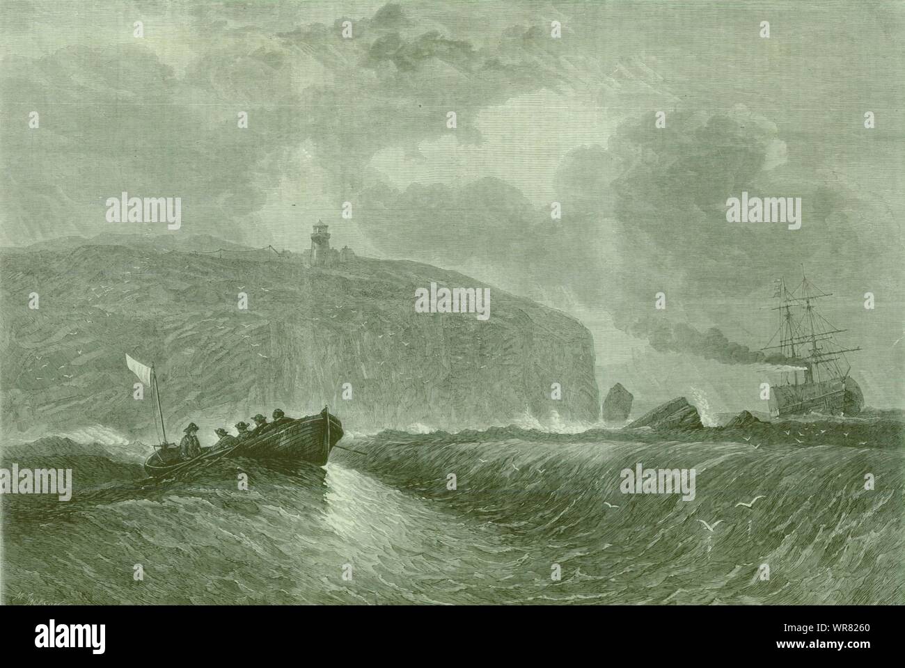 Cape Race, Newfoundland, the end of the American Telegraph system ...