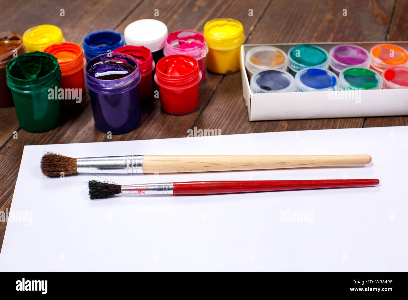 School education objects isolated no people concept Stock Photo - Alamy