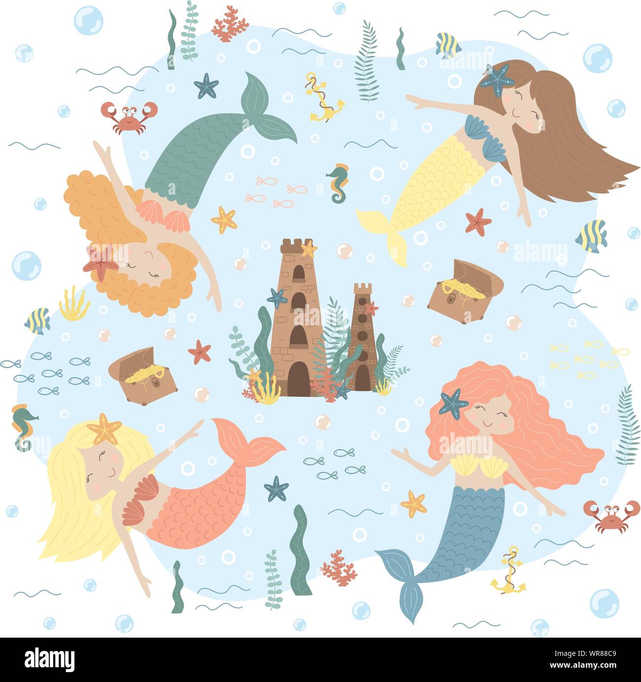 Little Mermaid Underwater Castle