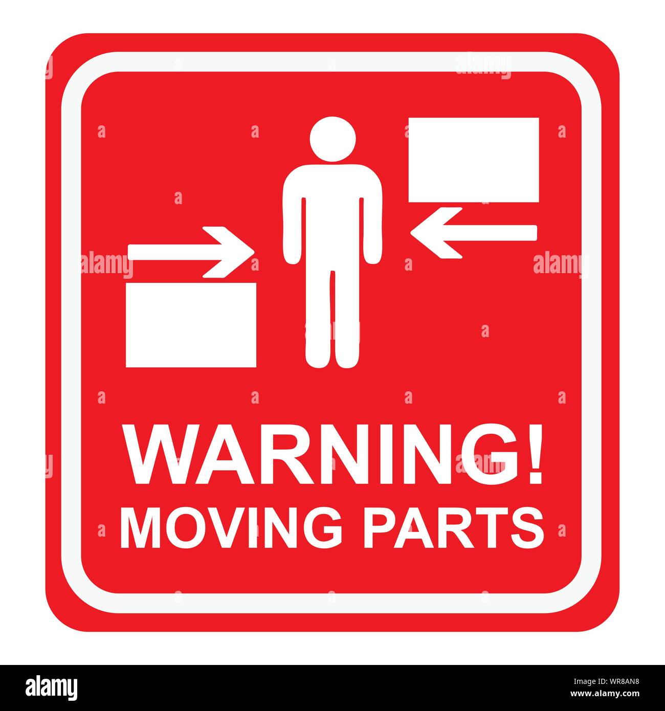 moving parts sign Stock Vector Image & Art - Alamy