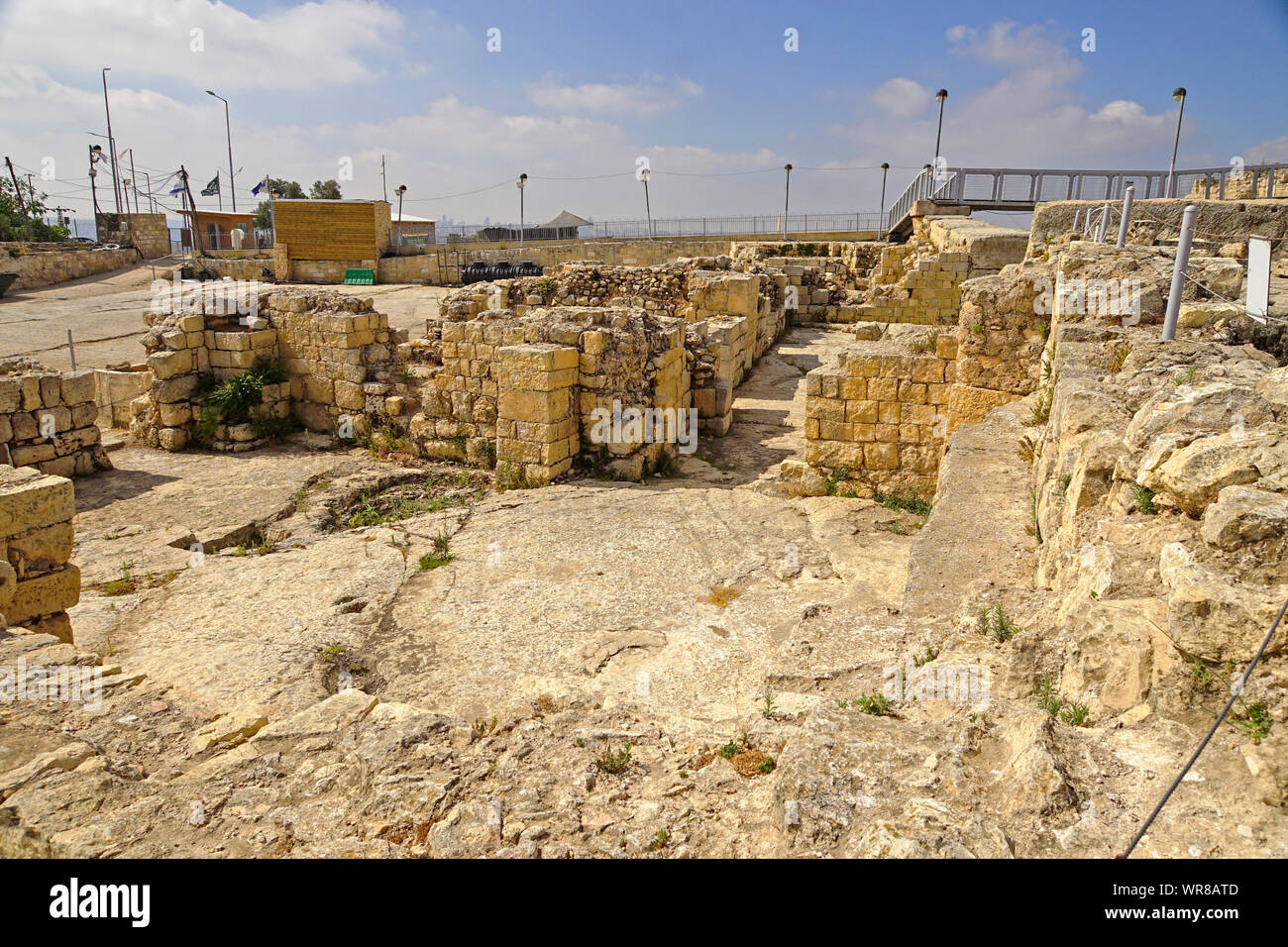 Nebi Samwil or Tomb of Samuel in the outskirts of Jerusalem Israel ...