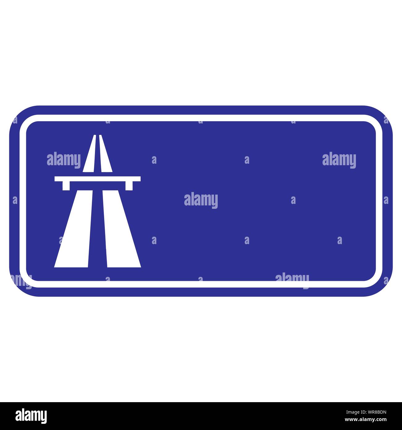 End freeway sign Stock Vector Images - Alamy