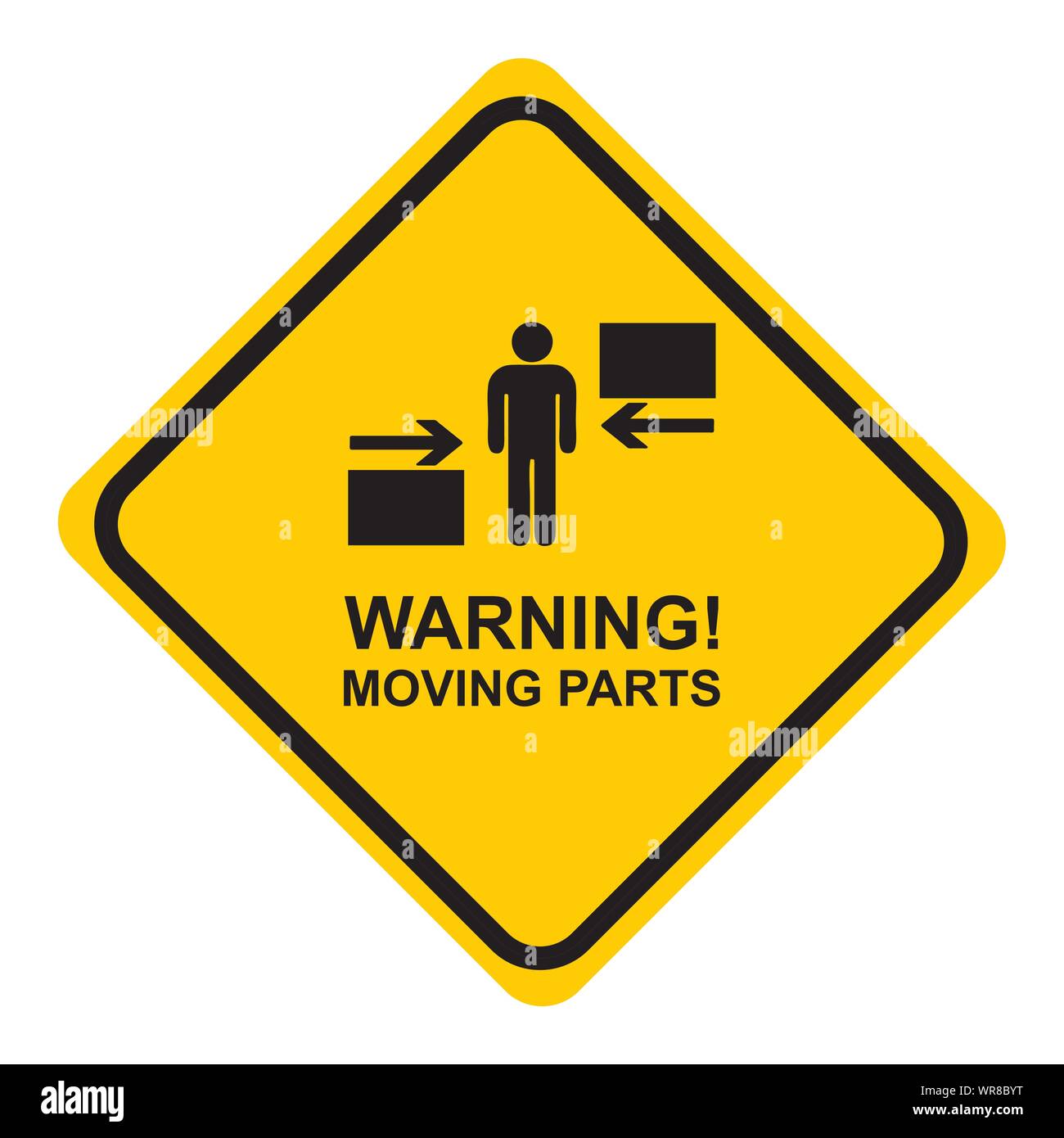 moving parts sign Stock Vector Image & Art - Alamy