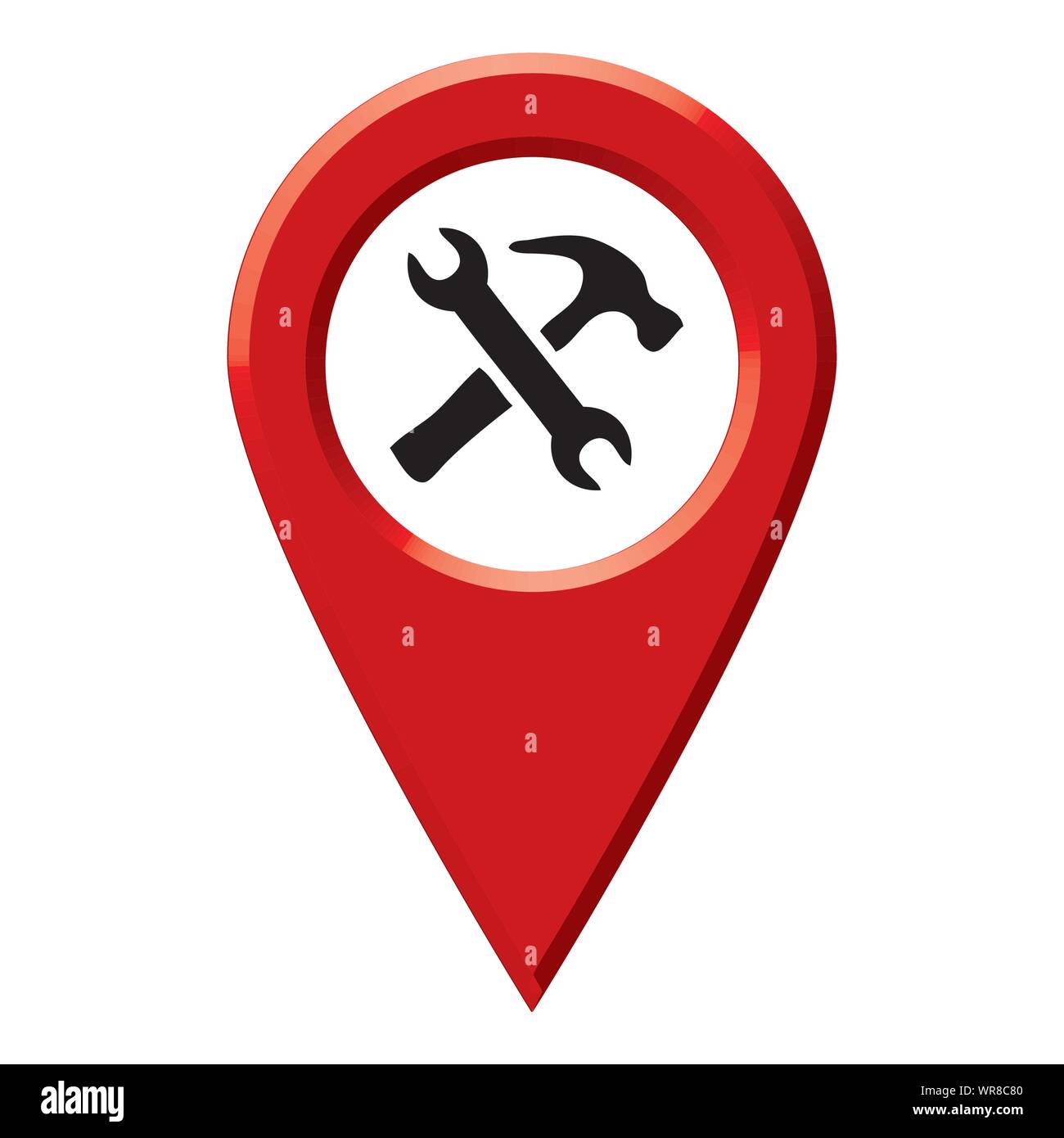 Gps position fix Stock Vector Images - Alamy