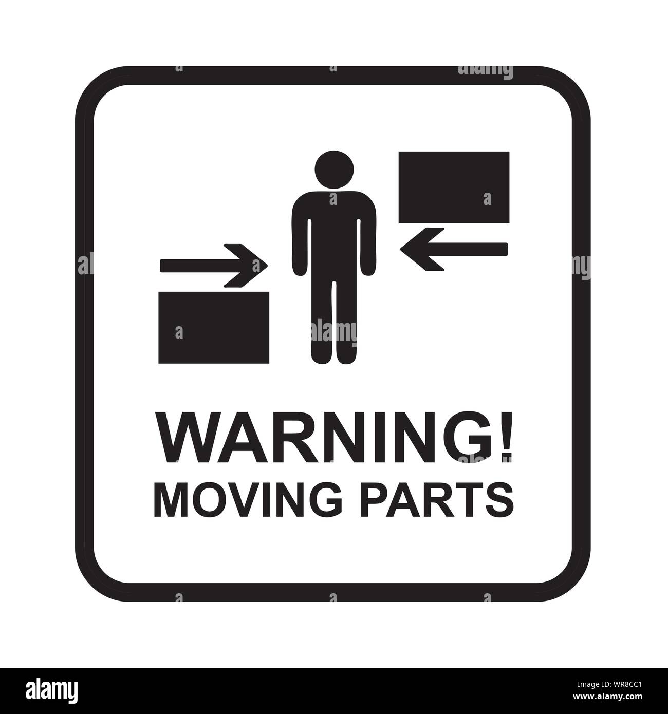 moving parts sign Stock Vector Image & Art - Alamy