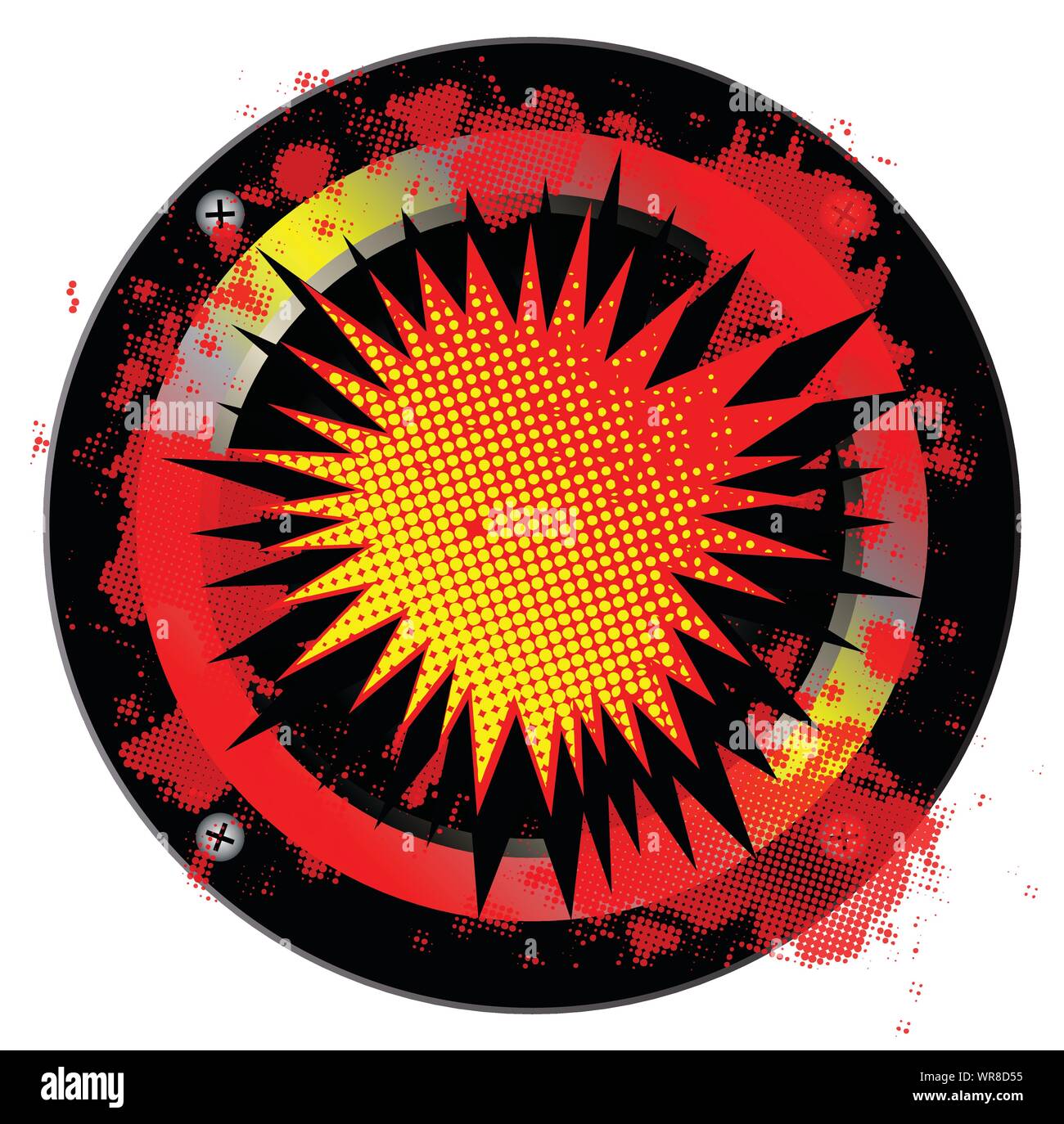 Loud explosion Stock Vector Images - Alamy