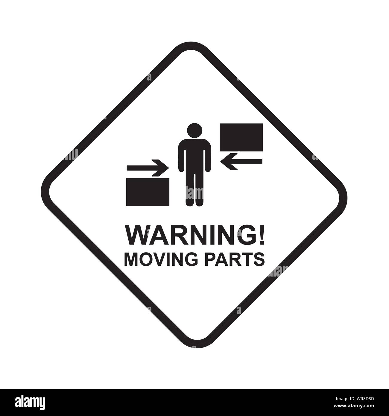 moving parts sign Stock Vector Image & Art - Alamy