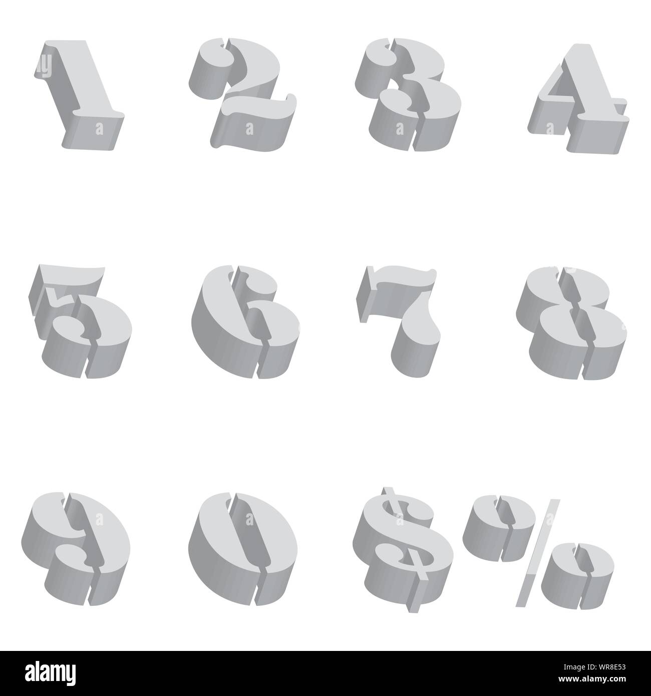 Number one contemporary Stock Vector Images - Alamy