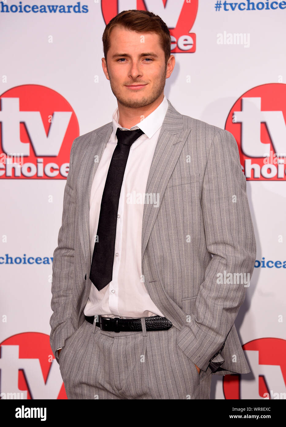 Max Bowden attending the TV Choice Awards held at the Hilton Hotel ...