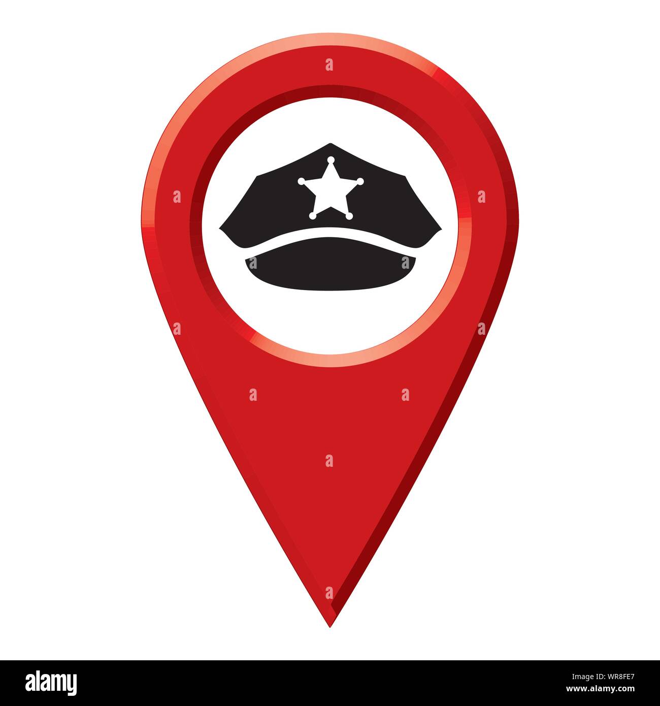 Red round point Cut Out Stock Images & Pictures - Alamy