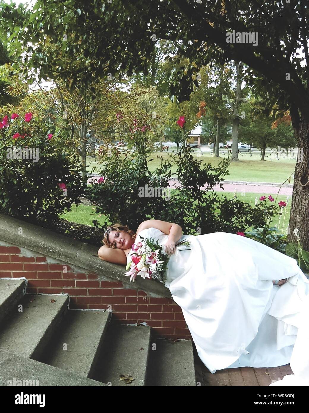 Bride Lying Down High Resolution Stock Photography and Images - Alamy