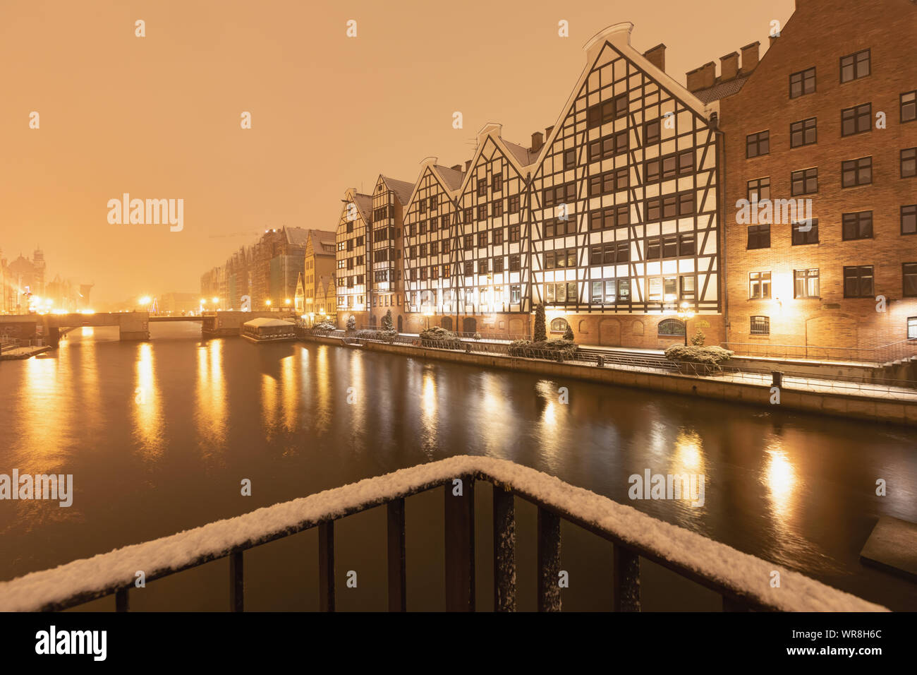 Gdansk bridge night hi-res stock photography and images - Alamy