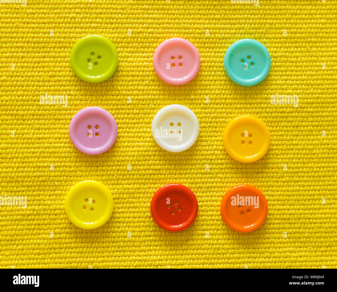 Set various sewing buttons hi-res stock photography and images - Alamy