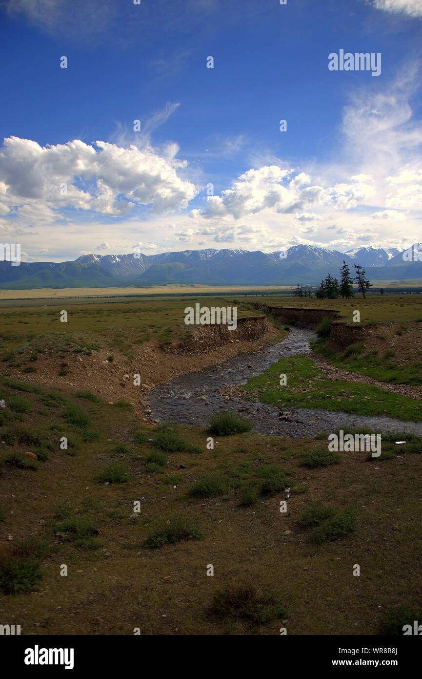 River flowing through steppe hi-res stock photography and images - Alamy