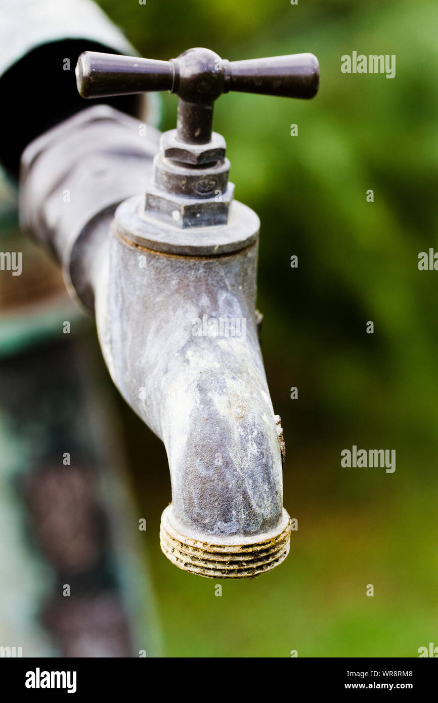 Metal water tap outdoors hi-res stock photography and images - Alamy
