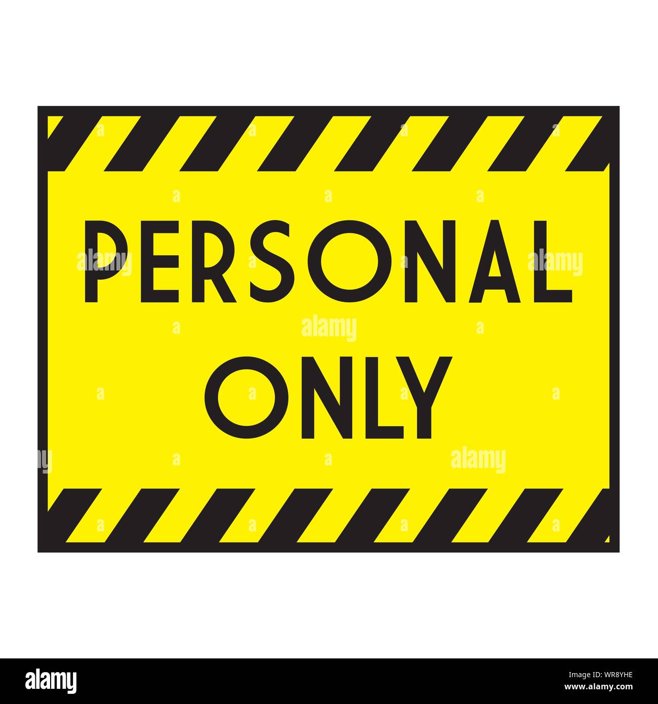 Authorized Personnel Only Stock Vector Images - Alamy