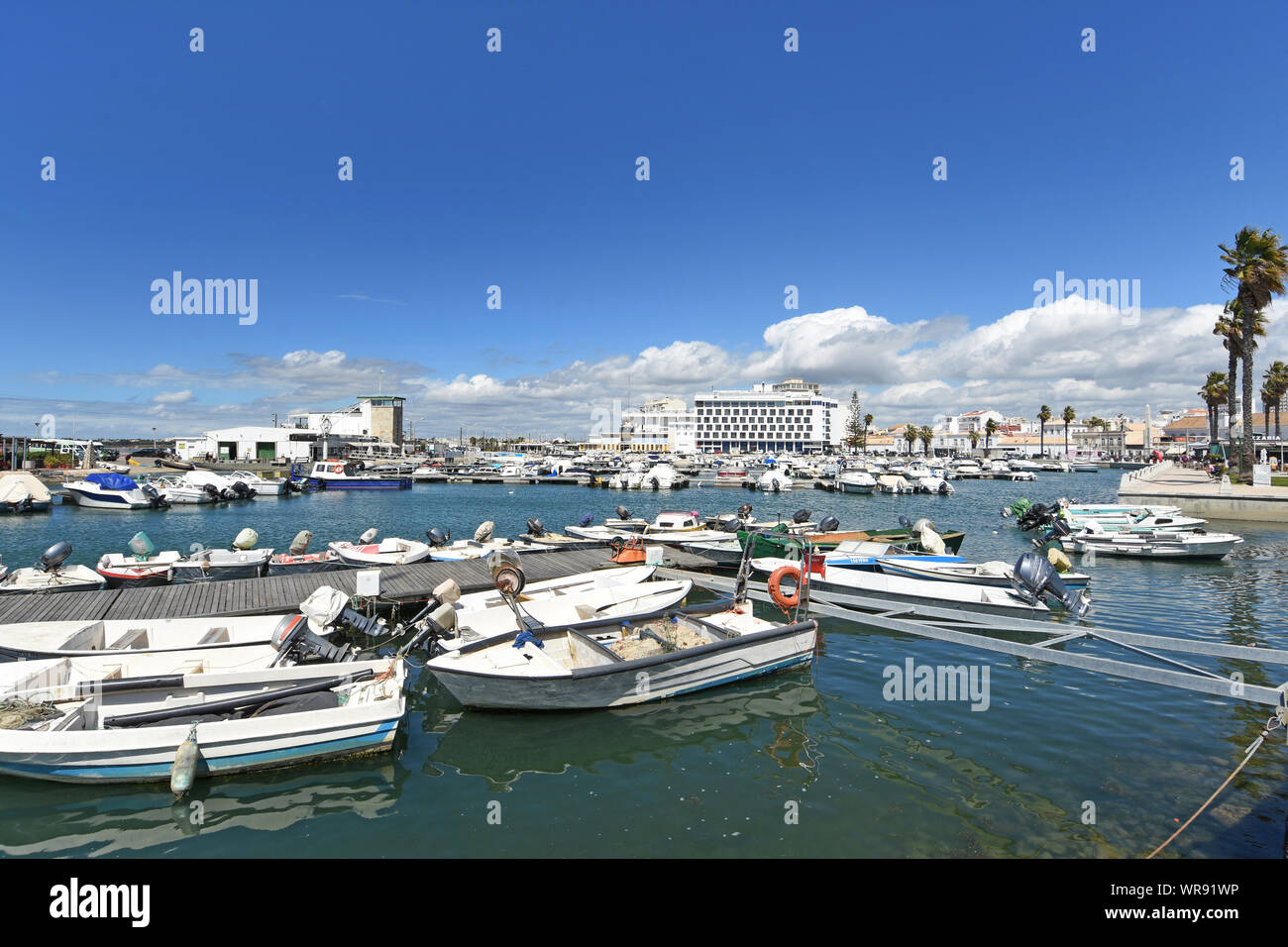 marina of Faro, Algarve, Portugal Stock Photo - Alamy