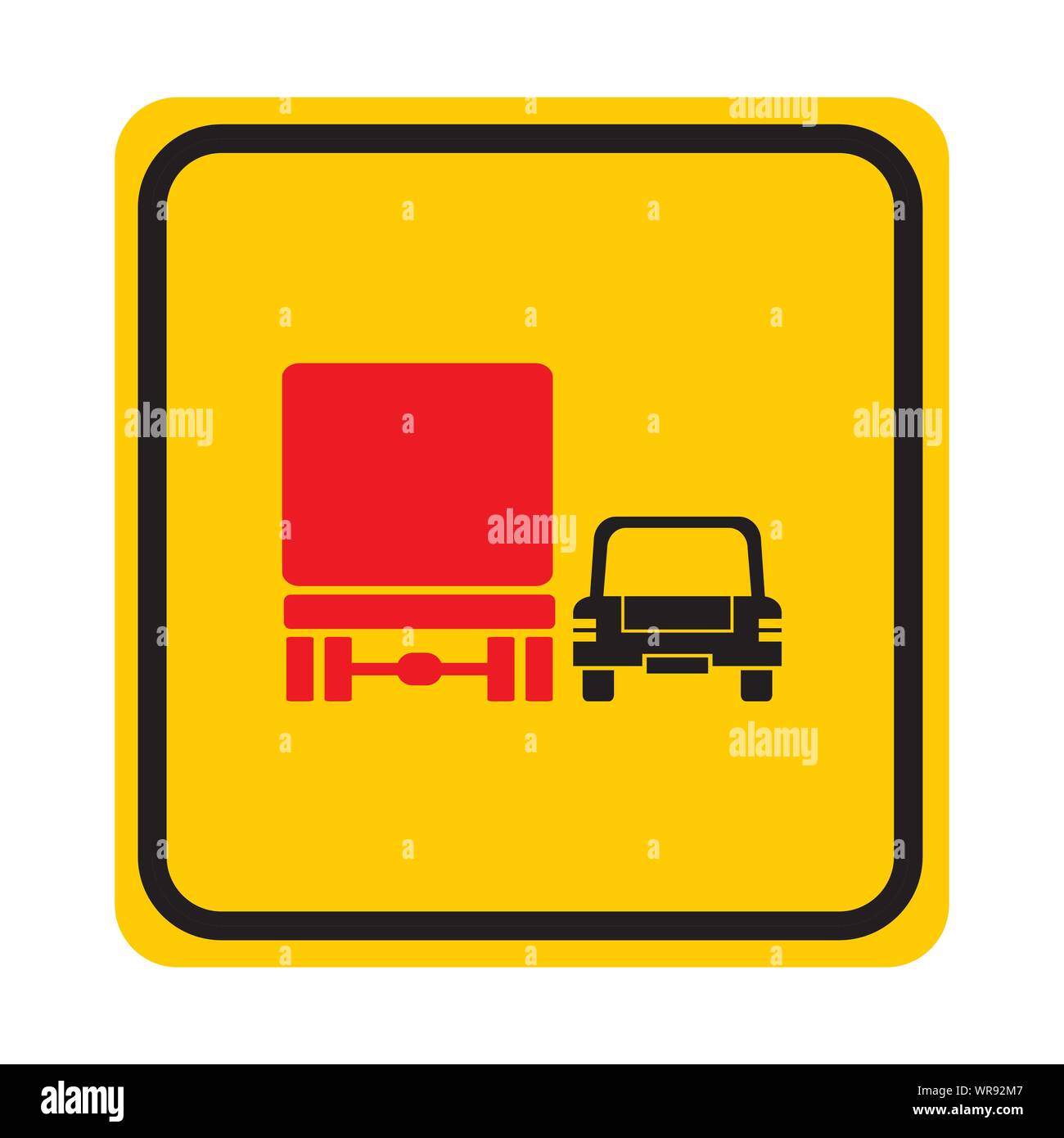 Overtaking prohibited Stock Vector Images - Alamy