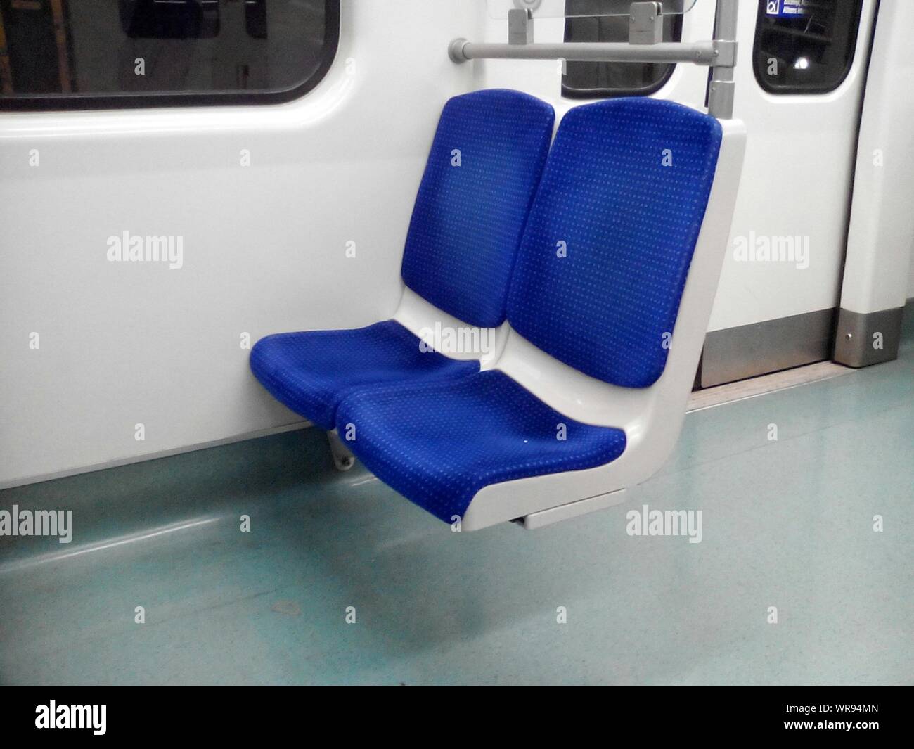 Blue passenger train hi-res stock photography and images - Alamy