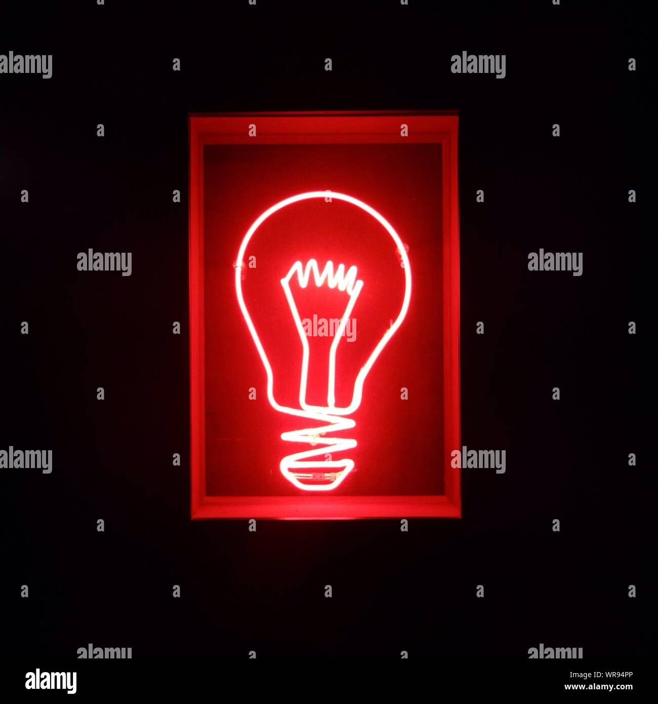 Neon light bulb hi-res stock photography and images - Alamy