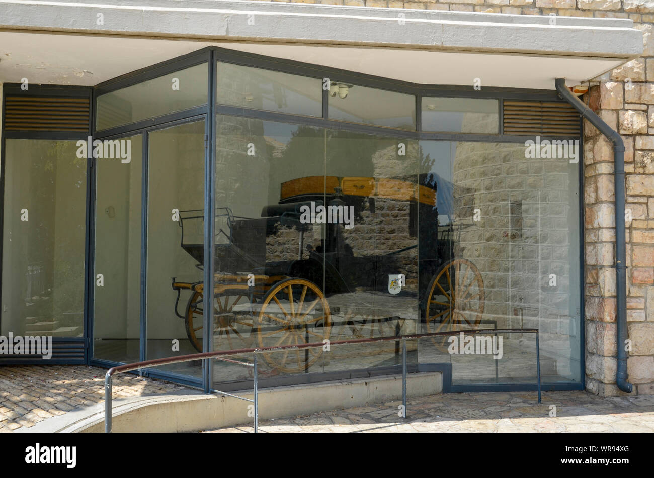 The windmill at Yemin Moshe, Jerusalem was erected by Moshe Moses ...