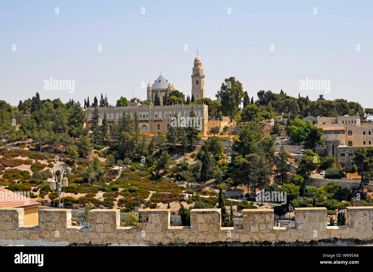 Israel Jerusalem, Hagia Maria Sion Abbey (formerly known as the Abbey ...