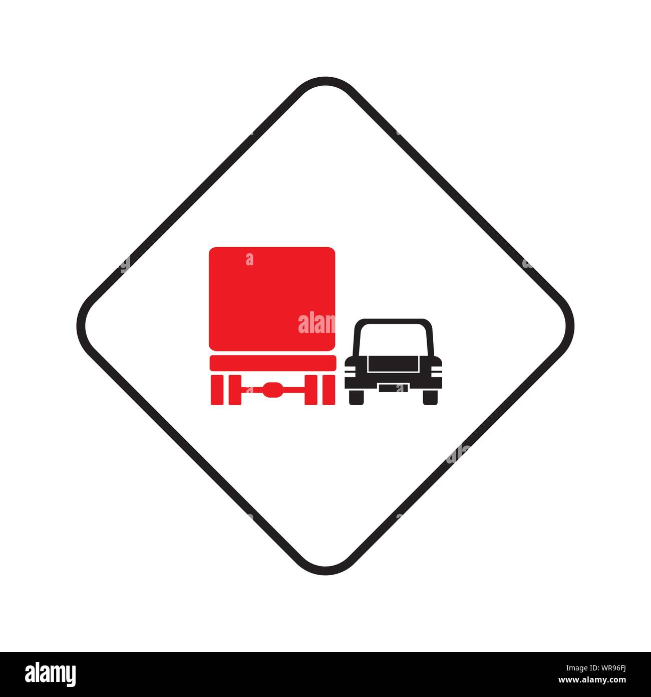 Overtaking prohibited Stock Vector Images - Alamy