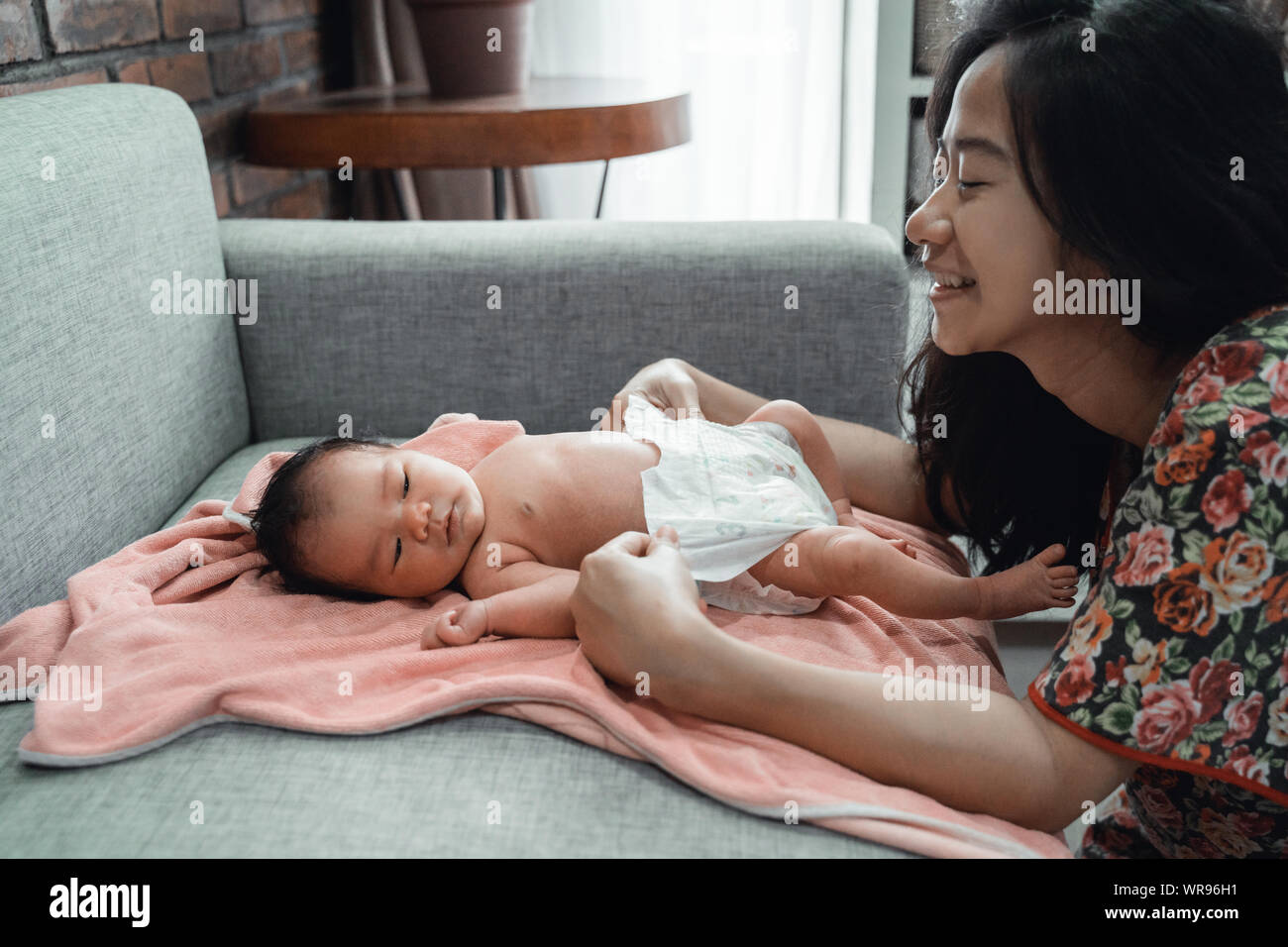 Diaper Change High Resolution Stock Photography and Images - Alamy
