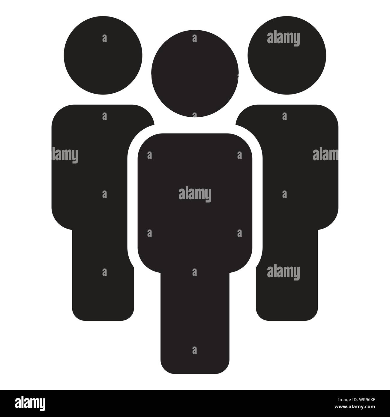 Black people icon Black and White Stock Photos & Images - Alamy