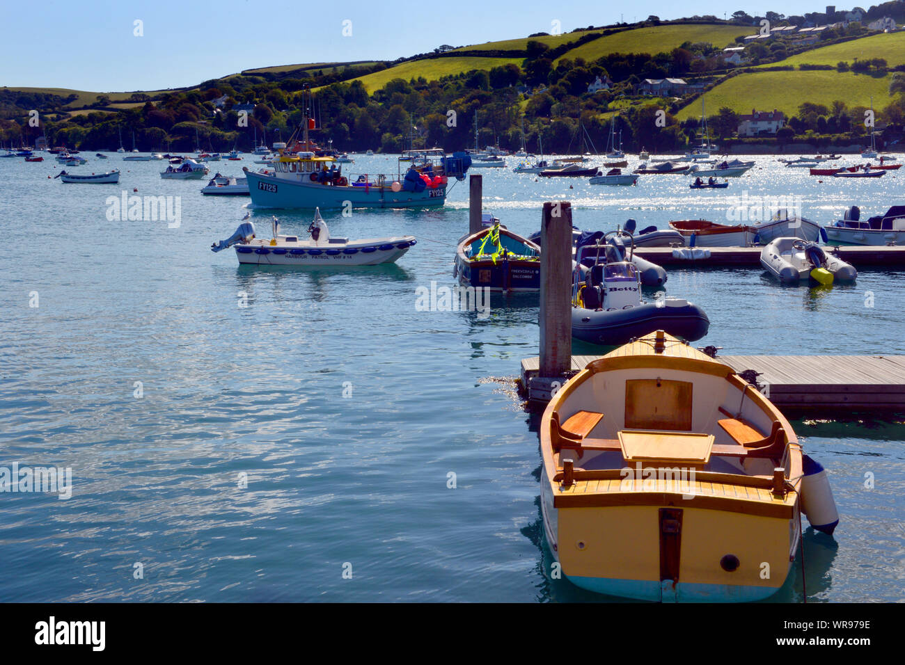 Salcombe devon boat hi-res stock photography and images - Alamy