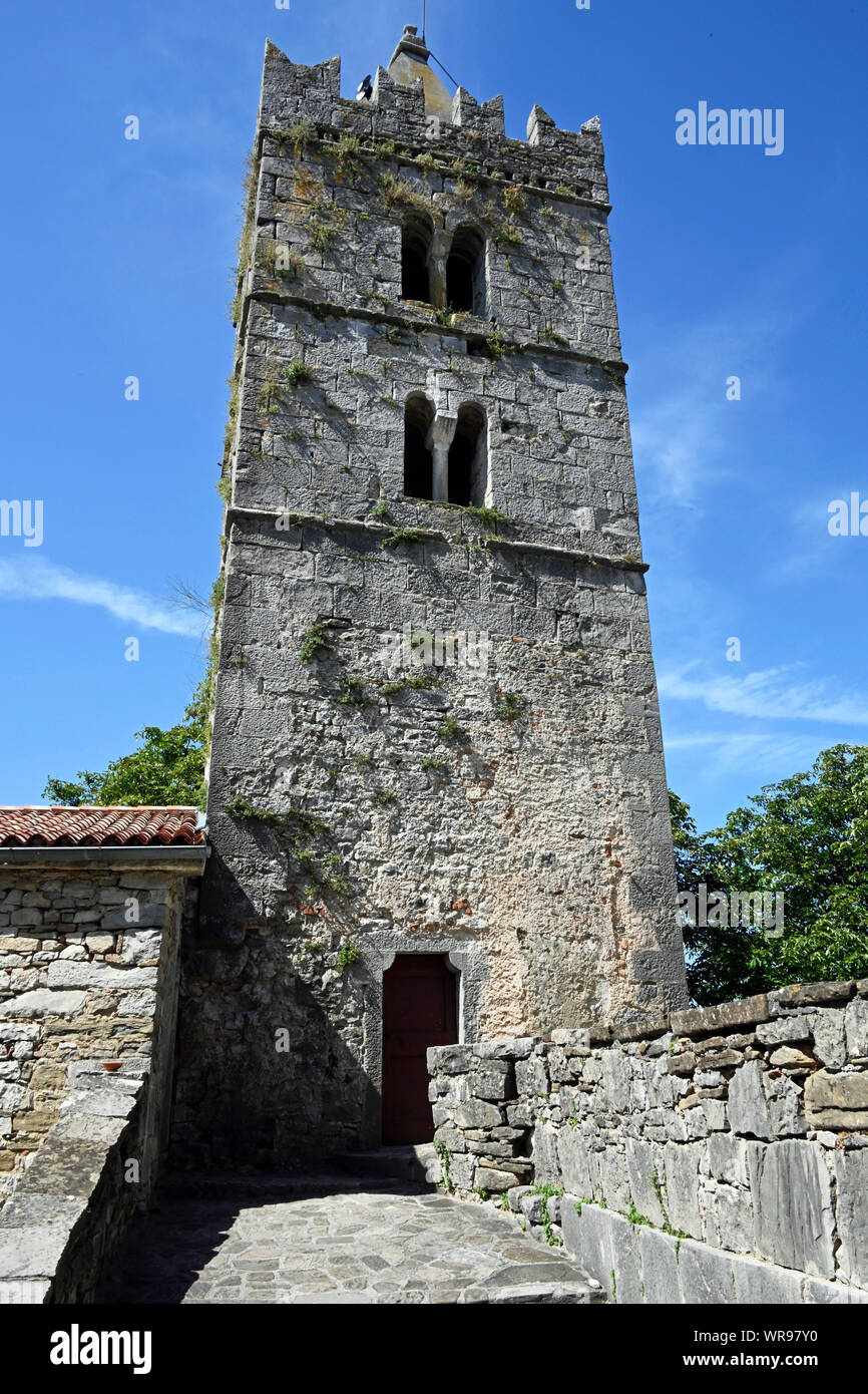 'The world's smallest town', Hum, in Croatia Stock Photo - Alamy