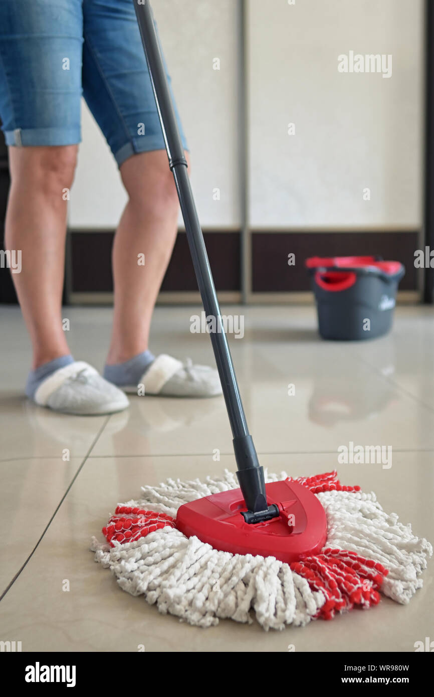 Woman feet up housework hi-res stock photography and images - Alamy