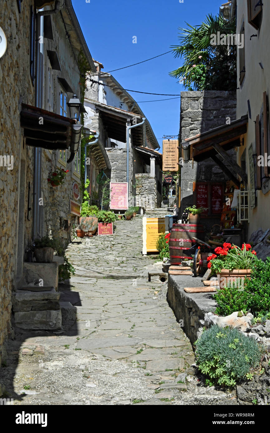 'The world's smallest town', Hum, in Croatia Stock Photo - Alamy