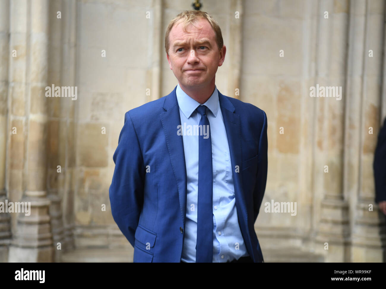 Lord Speaker Lord Fowler and Black Rod Sarah Clarke arrive for a ...