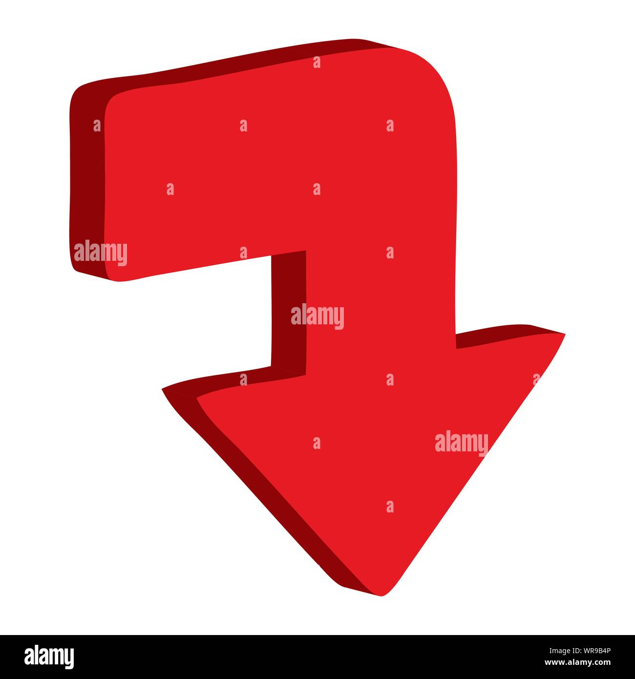 red arrow vector Stock Vector Image & Art - Alamy