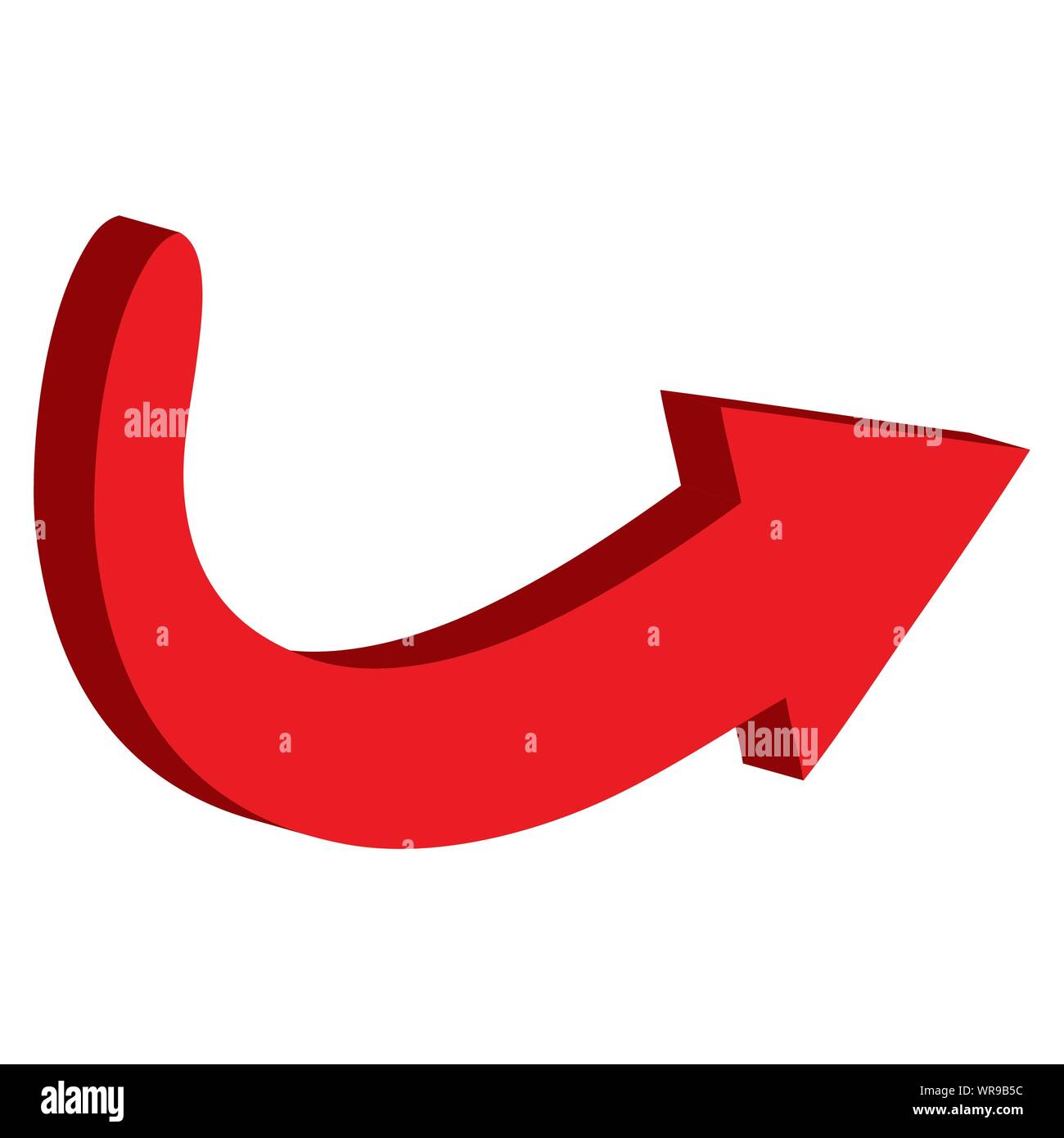 red arrow vector Stock Vector Image & Art - Alamy