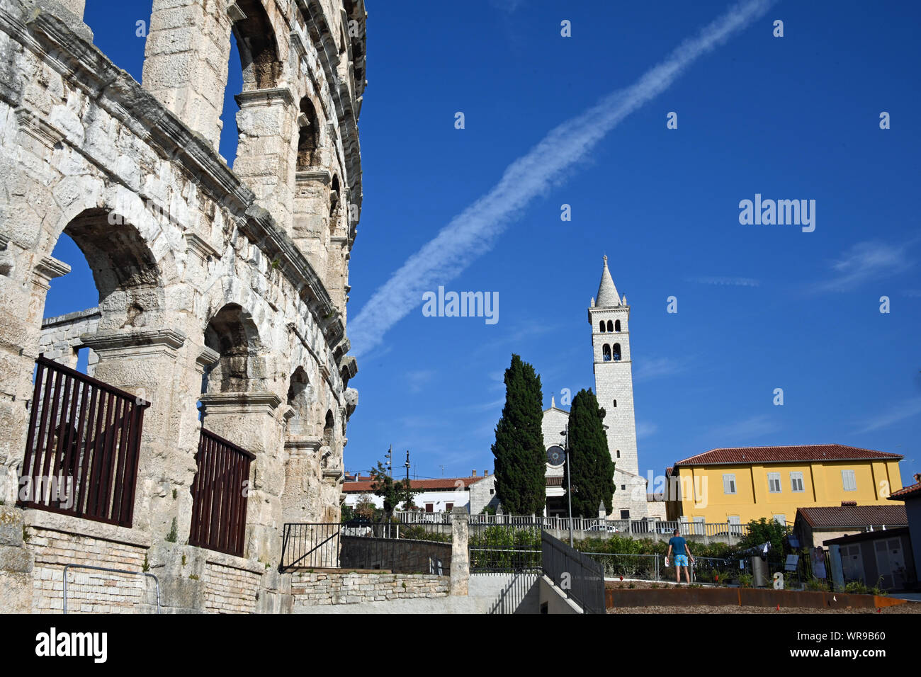 The Roman Arena of Pula, Istria, Croatia, Europe Stock Photo - Alamy