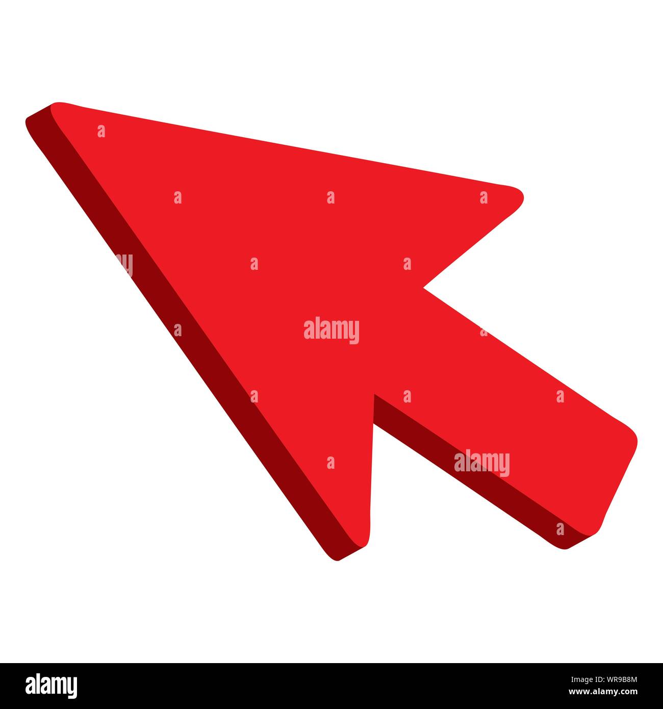 red arrow vector Stock Vector Image & Art - Alamy