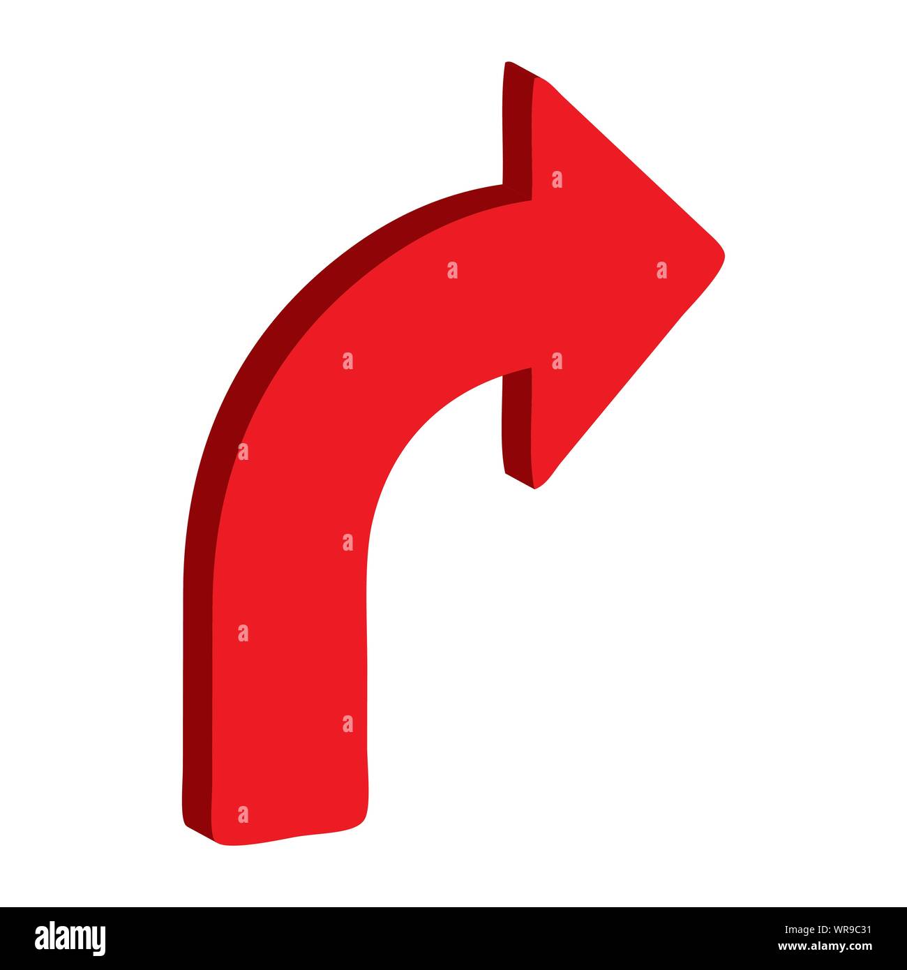 red arrow vector Stock Vector Image & Art - Alamy