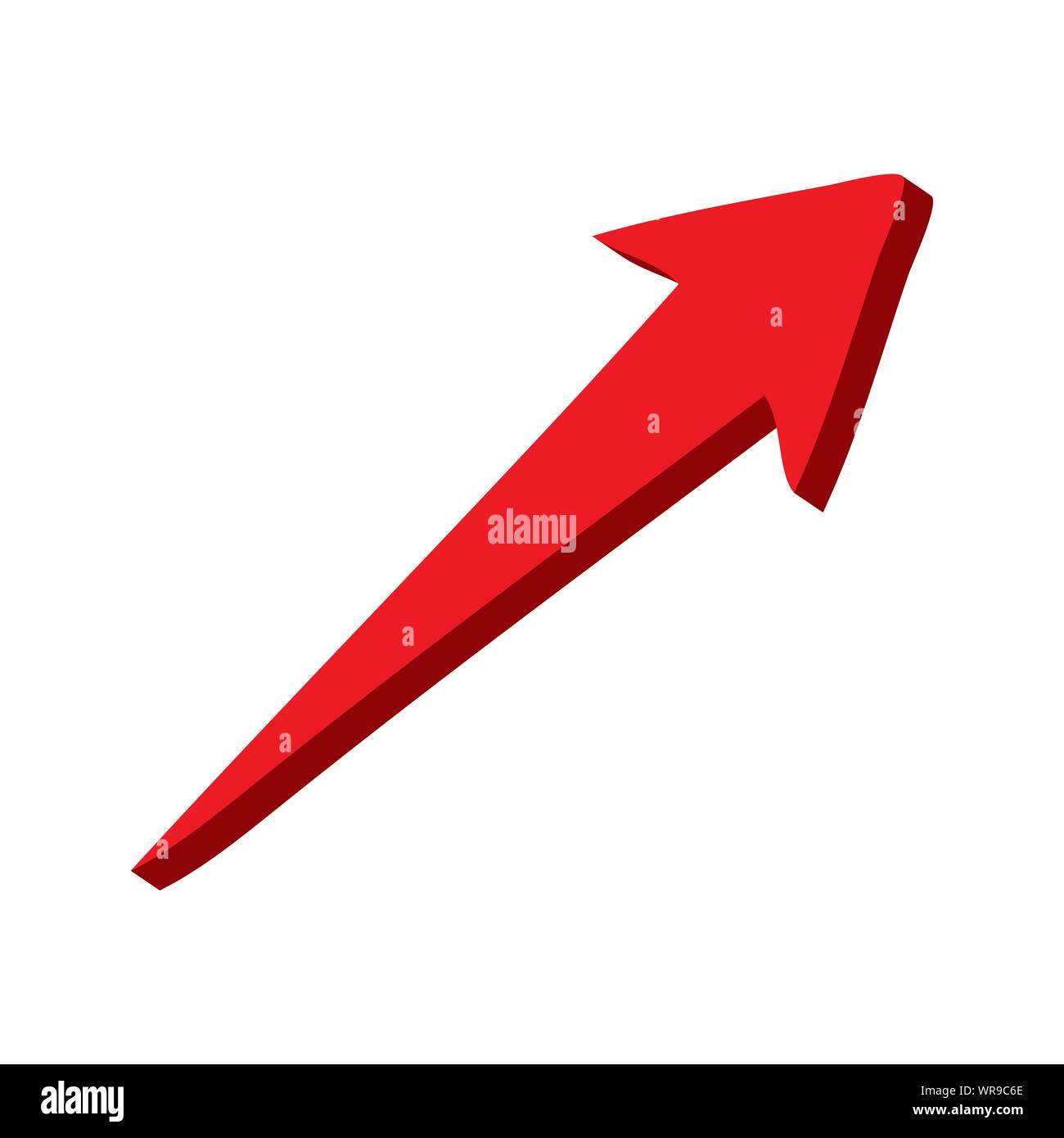red arrow vector Stock Vector Image & Art - Alamy